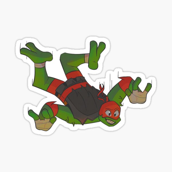 "Raph Falling" Sticker for Sale by iamknotacar | Redbubble