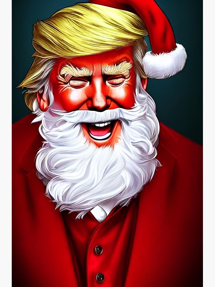 "MAGA Christmas Trump Santa Claus" Poster for Sale by TruthTold | Redbubble