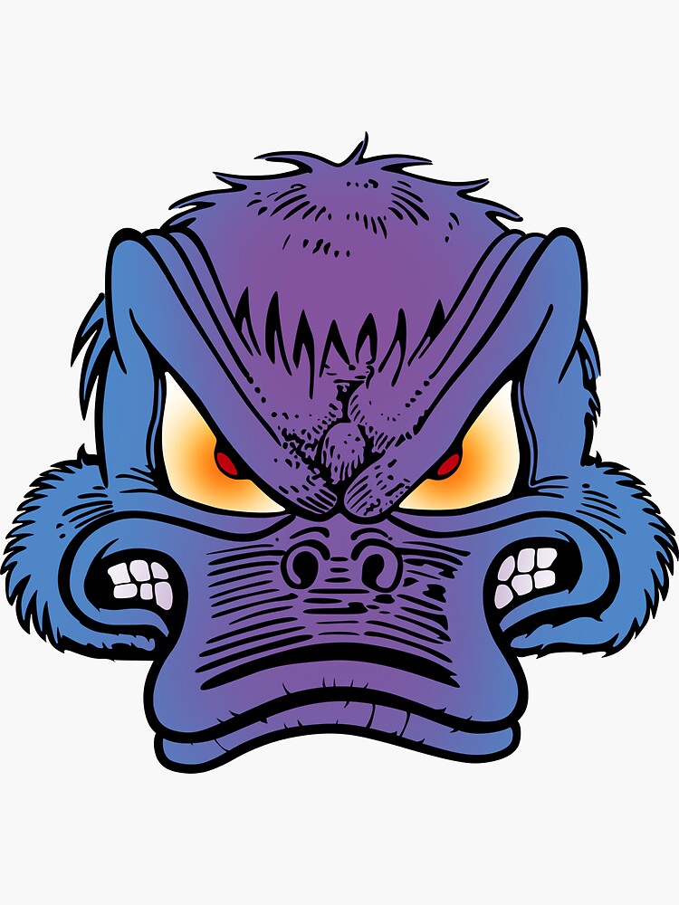 "Uncle scrooge angry (black, color)" Sticker for Sale by CesarV | Redbubble