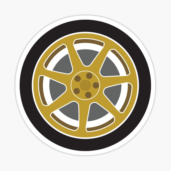 "Bronz Gold Rims" Sticker for Sale by hasan-smd | Redbubble