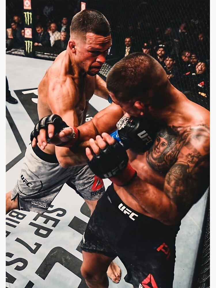 Pegatina «Nate Diaz UFC Fighting Nate Diaz Bloody Nate Diaz» de ...