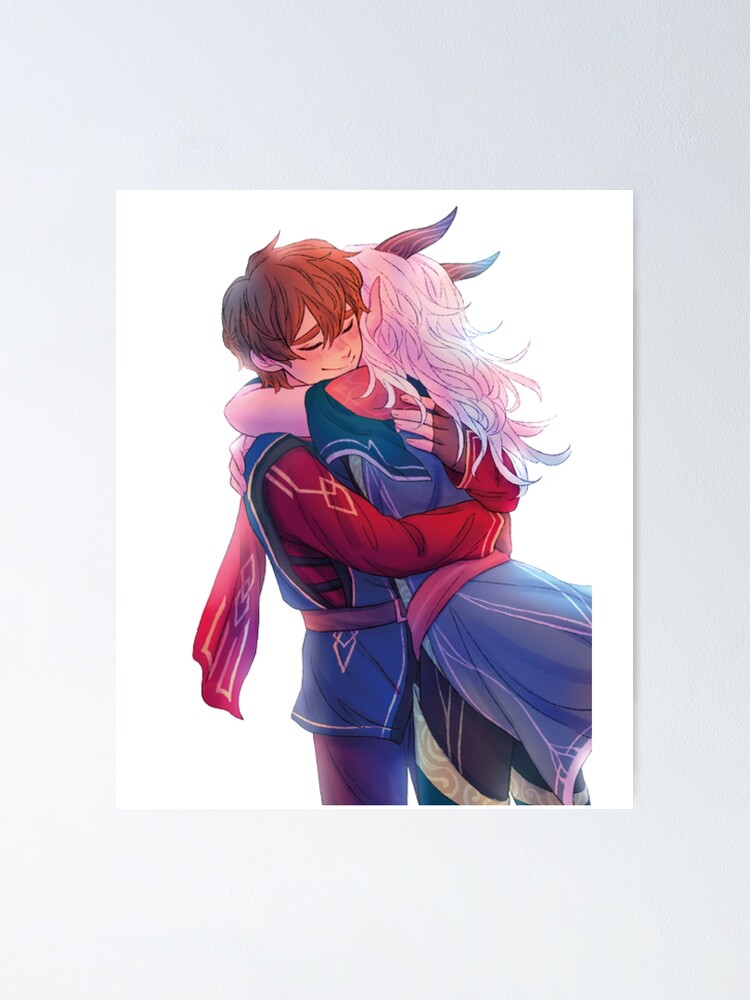 "callum and rayla the dragon prince 4" Poster for Sale by holahola12 ...