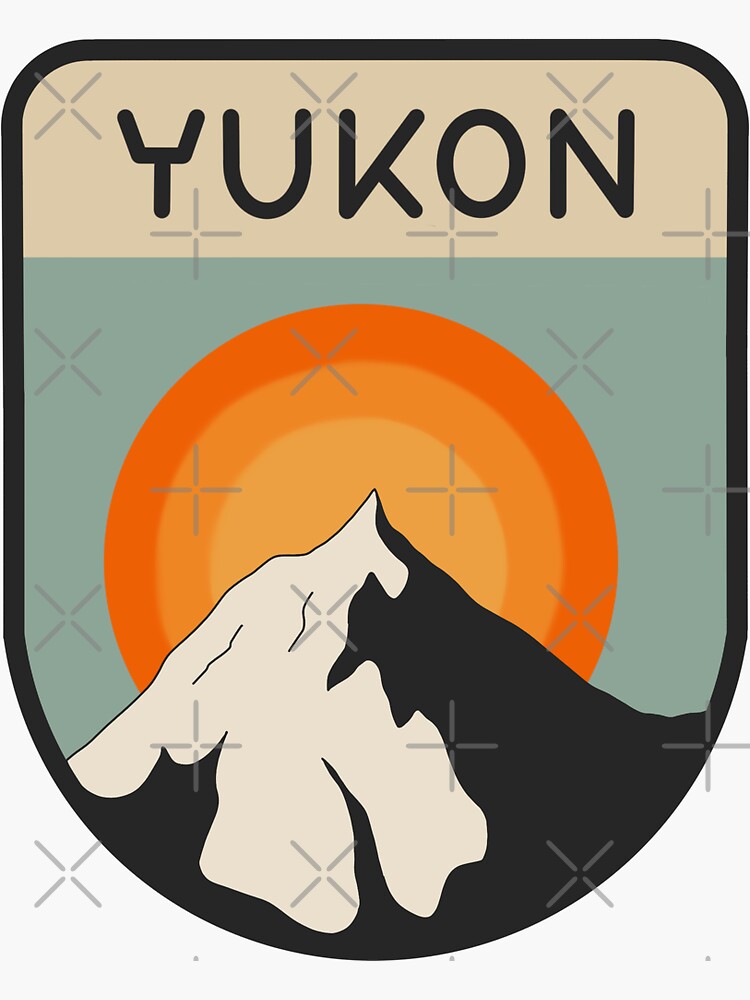 "yukon" Sticker for Sale by m-jick | Redbubble
