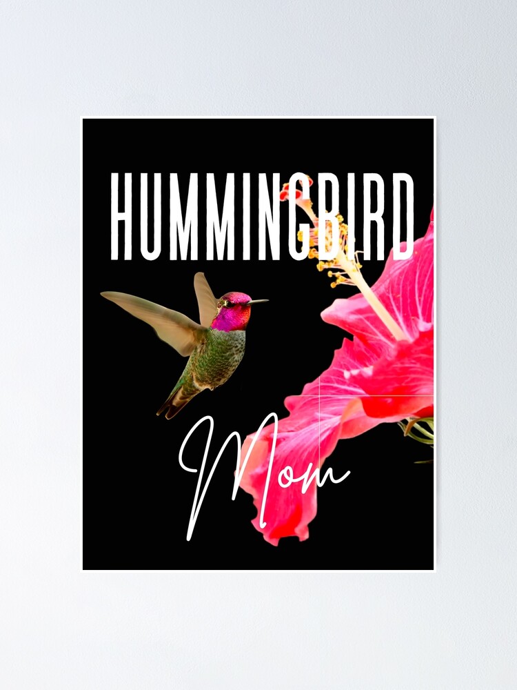 "HUMMINGBIRD MOM - HUMMINGBIRD AND FLOWER - HUMMINGBIRD LIFE COLLECTION ...