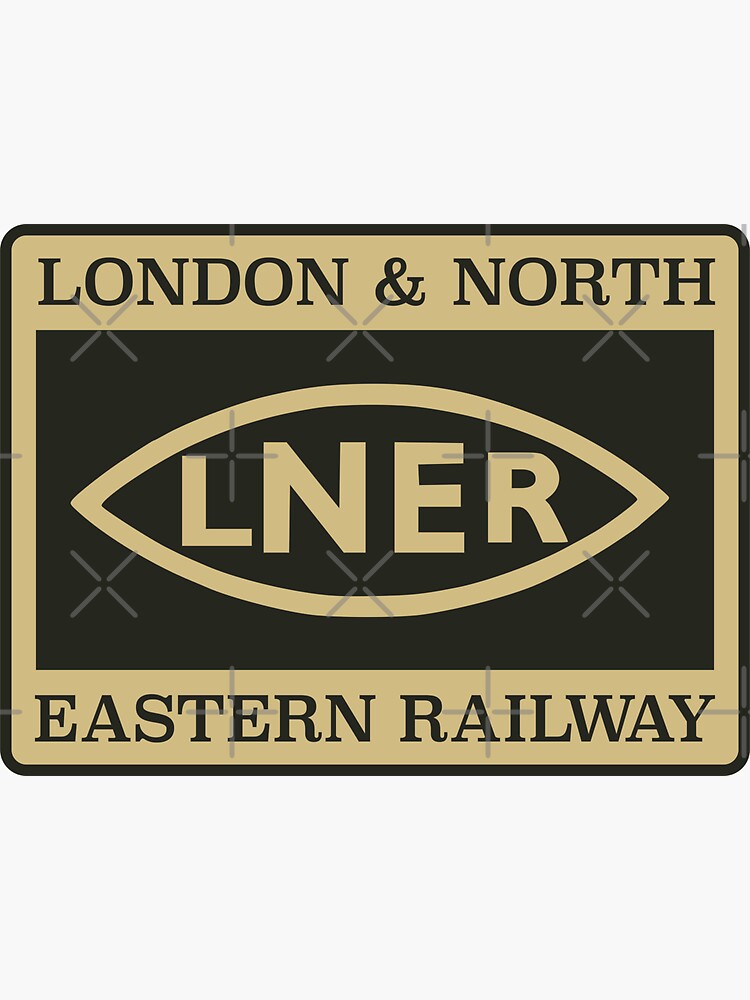 "LNER Railway" Sticker for Sale by TheRailStation | Redbubble