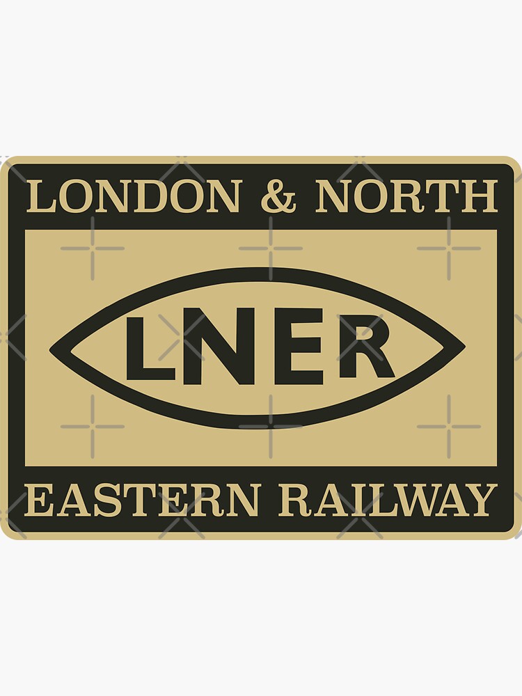 "LNER Railway" Sticker for Sale by TheRailStation | Redbubble