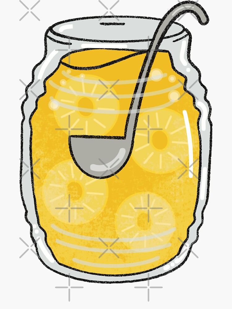 "Agua Frescas Pina Pineapple" Sticker for Sale by pnwchicana | Redbubble