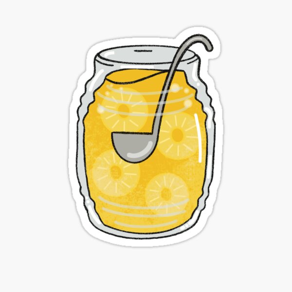 "Agua Frescas Pina Pineapple" Sticker for Sale by pnwchicana | Redbubble