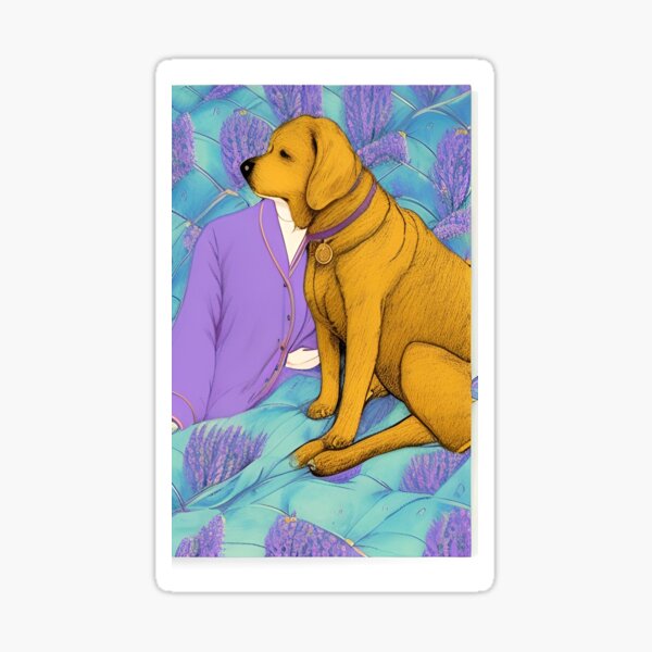 "Man's Best Friend" Sticker for Sale by abidance | Redbubble
