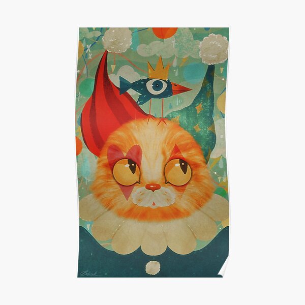 "The Court Jester" Poster for Sale by KaterinaBrukArt | Redbubble