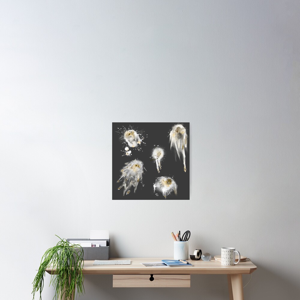 "Bird poop pack" Poster for Sale by Weijiajules | Redbubble