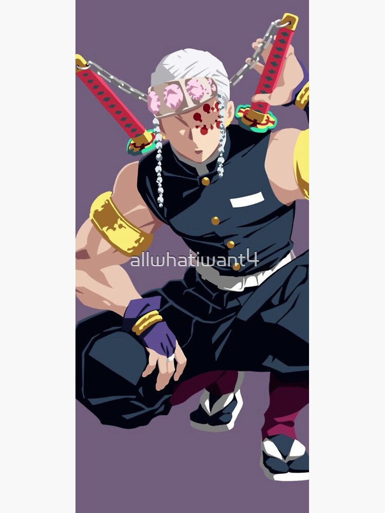 "TENGEN UZUI HACHIRA SOUND DEMON SLAYER" Sticker for Sale by ...