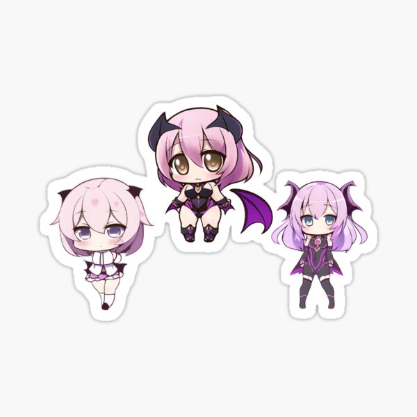 "Chibi Anime Girl" Sticker for Sale by The-Artful-Eye | Redbubble