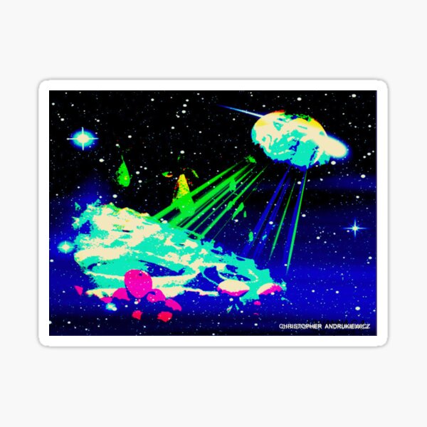 "planet in outer space with floating pears. by c.a.2022. smiley100 ...