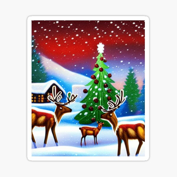 "Christmas Approaching 2023 Village stickers" Sticker for Sale by ...