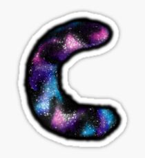 Letter B Galaxy Stickers | Redbubble