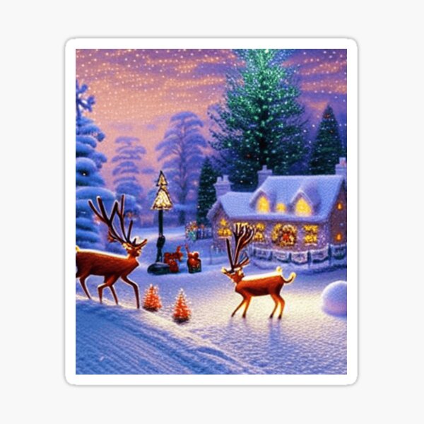 "Christmas Approaching 2023 Village stickers" Sticker for Sale by ...