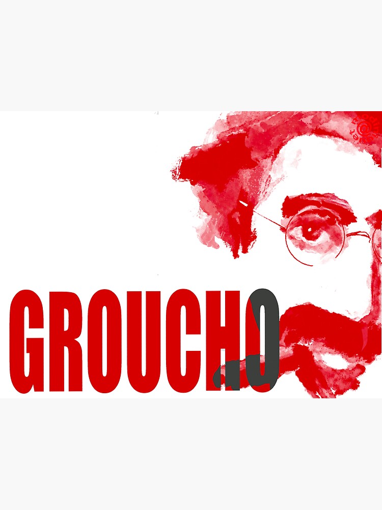 "Groucho Marx" Sticker for Sale by NohoSkies | Redbubble