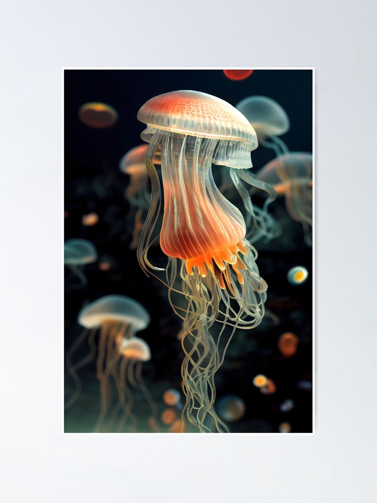 "Jellyfish Art" Poster for Sale by NTGUILTY | Redbubble