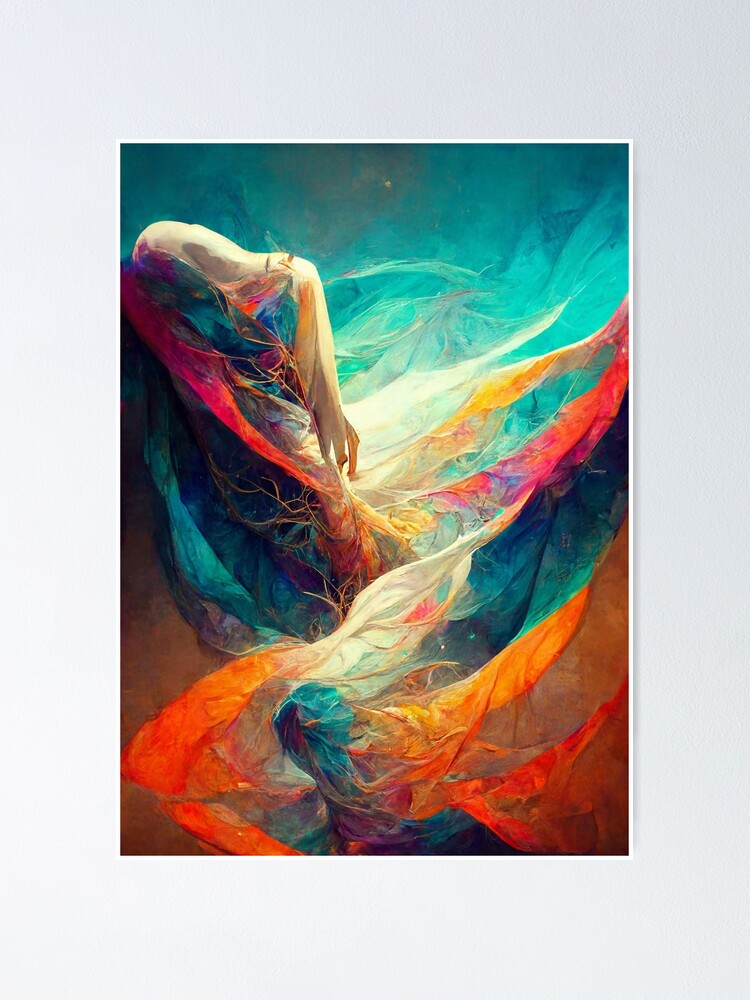 "Entangled colors" Poster for Sale by ImmersiveArts | Redbubble