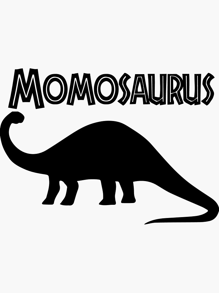 "Momosaurus" Sticker for Sale by JonathanGrimm | Redbubble
