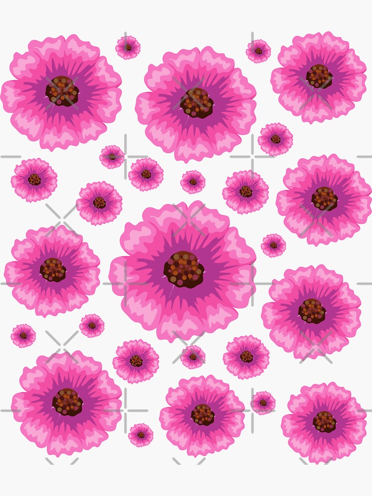 "Light pink flowers" Sticker for Sale by CorneliusDesign | Redbubble