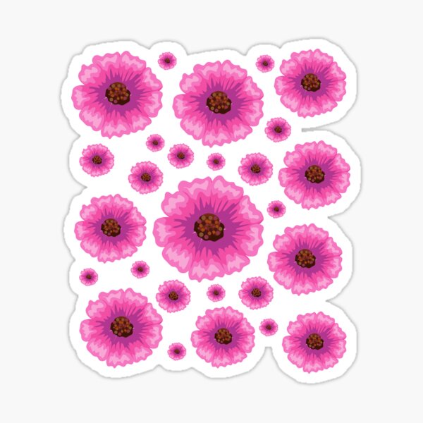 "Light pink flowers" Sticker for Sale by CorneliusDesign | Redbubble