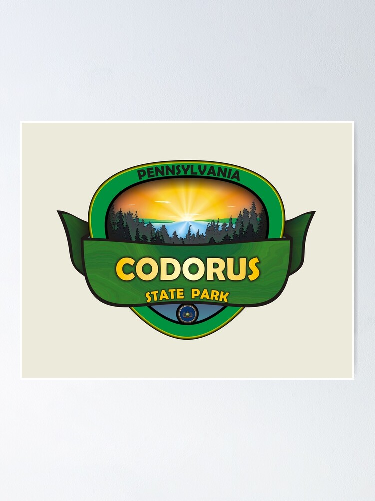 "Codorus State Park Pennsylvania green emblem" Poster for Sale by ...