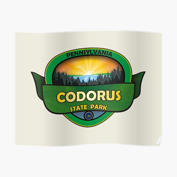 "Codorus State Park Pennsylvania green emblem" Poster for Sale by ...