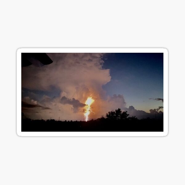 "Florida Thunderstorm" Sticker for Sale by 5CM32 | Redbubble