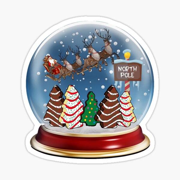 "Little Debbie trees " Sticker for Sale by EnviousObjects2 | Redbubble