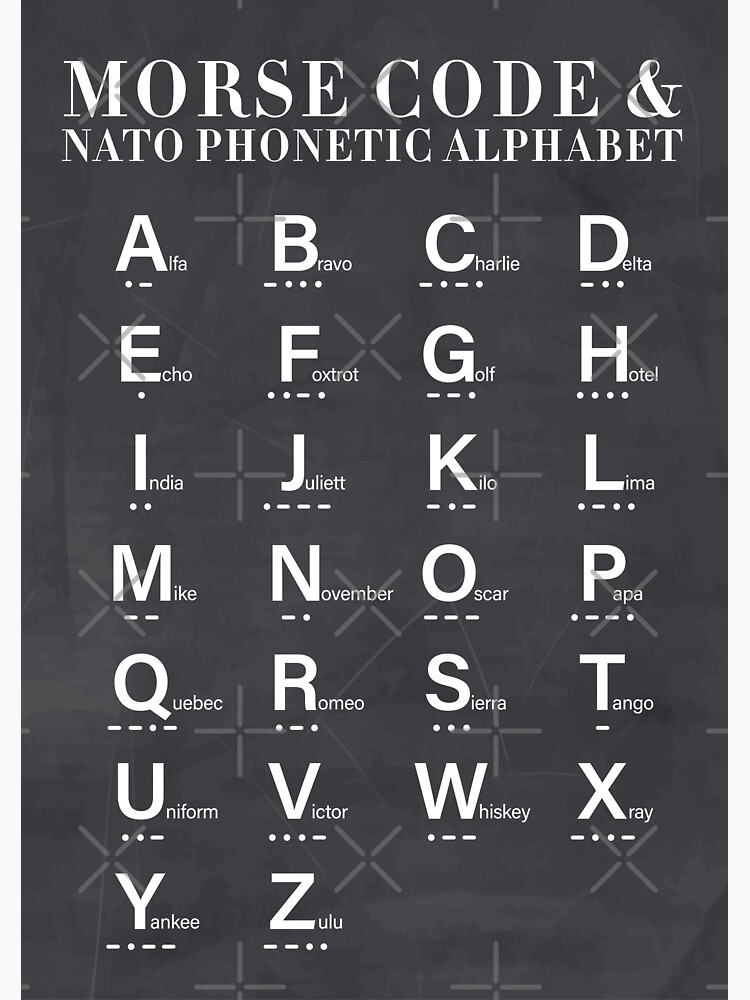 "Morse Code" Sticker for Sale by ScienceCorner | Redbubble