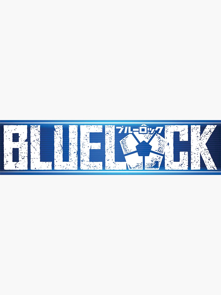 "Blue Lock Logo" Sticker for Sale by the-meowings | Redbubble