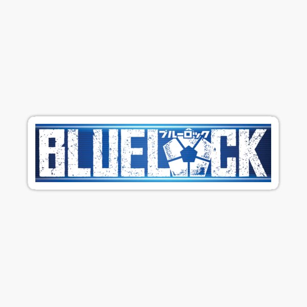 "Blue Lock Logo" Sticker for Sale by the-meowings | Redbubble