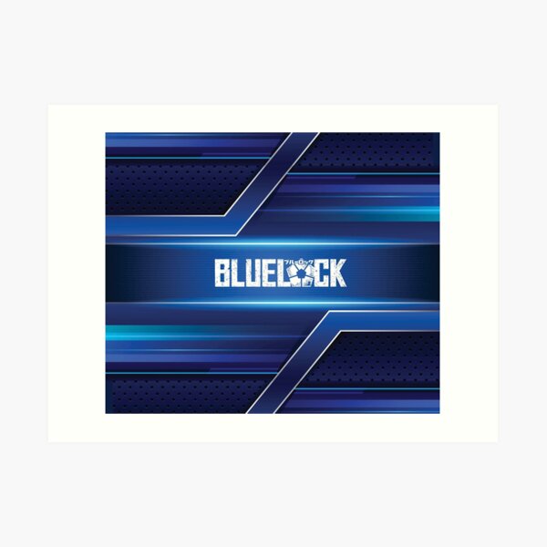 "Blue Lock Logo" Art Print for Sale by the-meowings | Redbubble