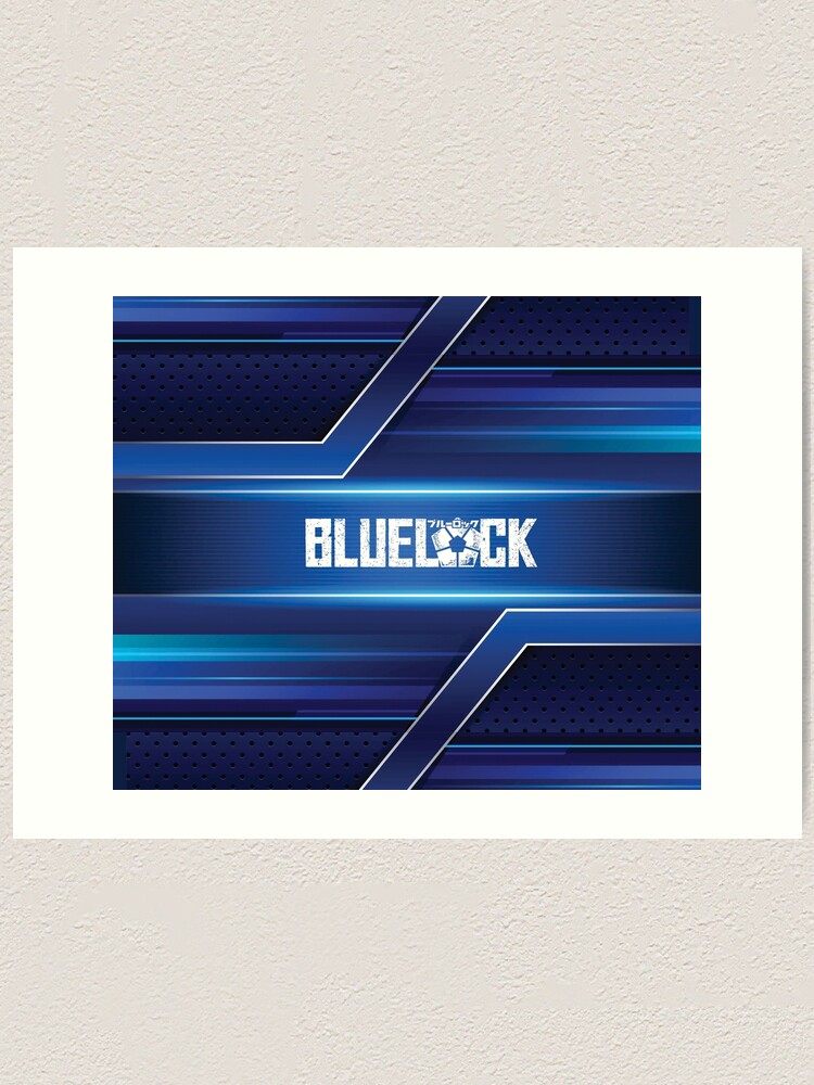 "Blue Lock Logo" Art Print for Sale by the-meowings | Redbubble