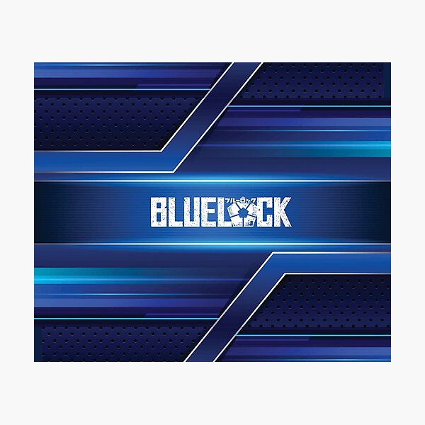 "Blue Lock Logo" Photographic Print for Sale by the-meowings | Redbubble