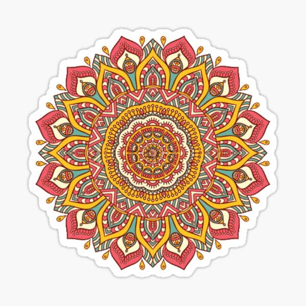 "Mandala design" Sticker for Sale by zeljana0504 | Redbubble