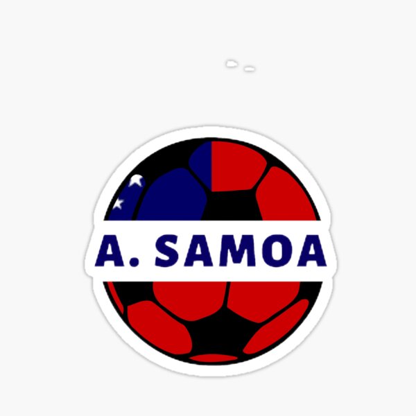 "A. Samoa Football " Sticker for Sale by Footballunite | Redbubble