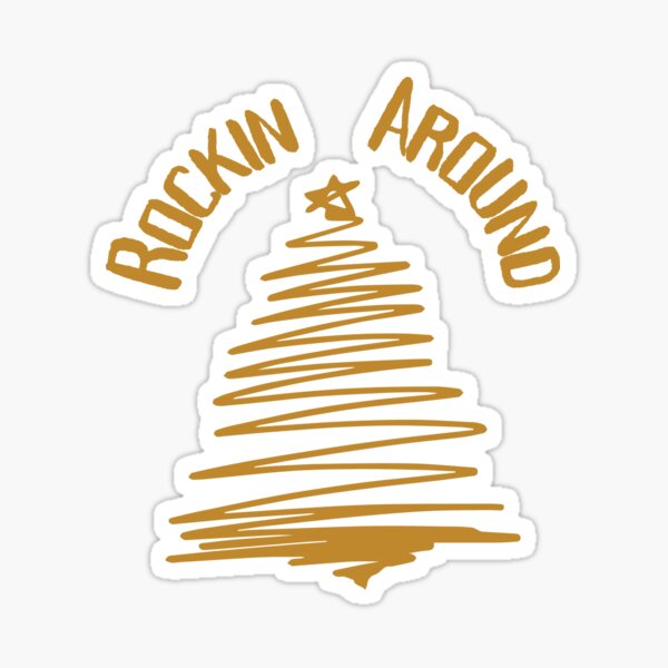 "Rockin' Around the Christmas Tree" Sticker for Sale by beckilea ...