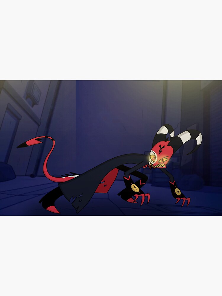 "Helluva Boss Angry Blitzo" Sticker for Sale by EmilyNevla | Redbubble