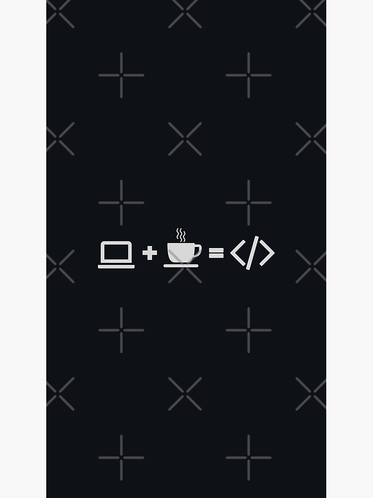 "Coffee code" Poster for Sale by ScienceCorner | Redbubble