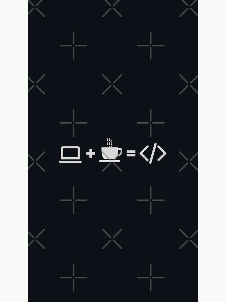 "Coffee code" Sticker for Sale by ScienceCorner | Redbubble