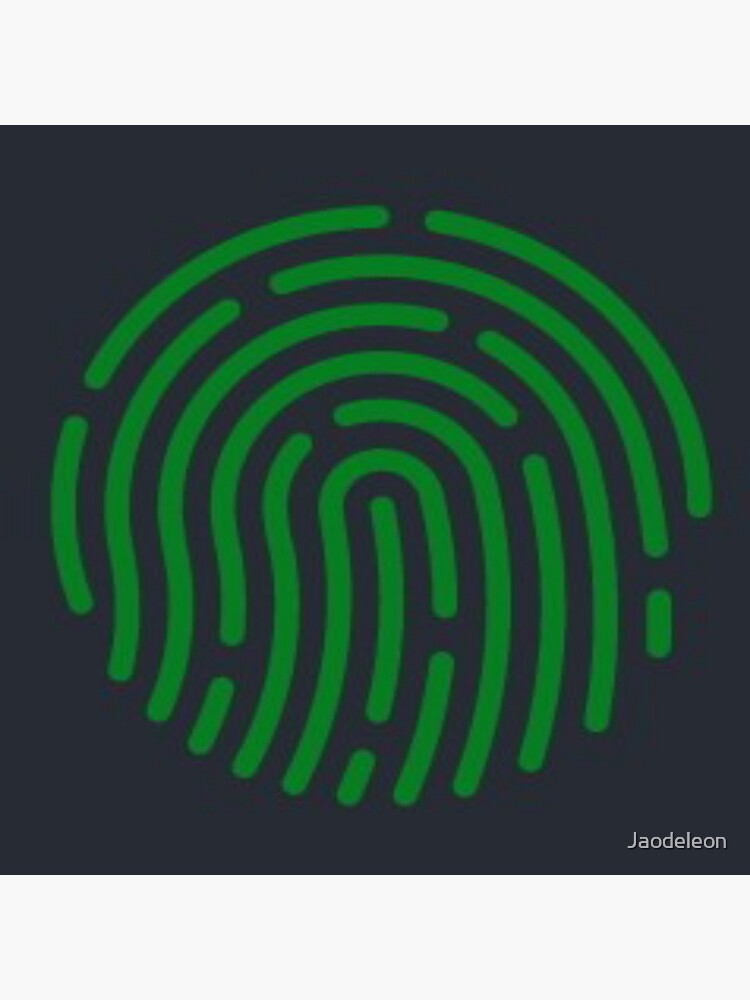 "Fingerprint" Sticker for Sale by Jaodeleon | Redbubble