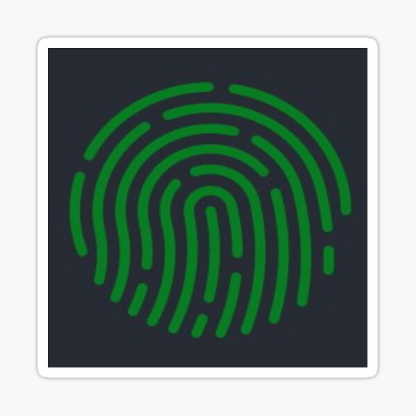 "Fingerprint" Sticker for Sale by Jaodeleon | Redbubble