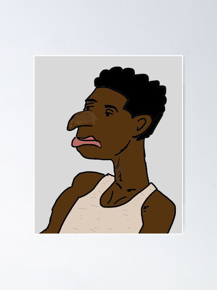 "quandale dingle carton meme" Poster for Sale by jinxarcan | Redbubble