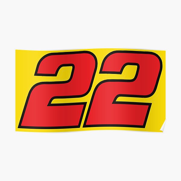 "#22 Joey Logano 2022 Champion" Poster for Sale by Jayiscool71 | Redbubble