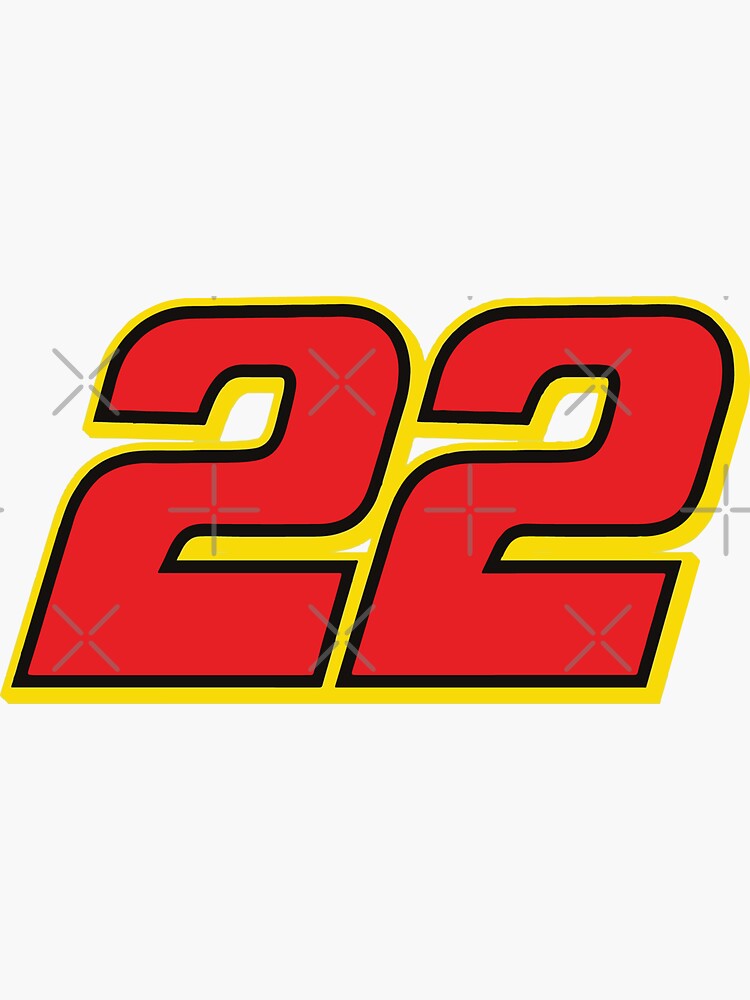 "#22 Joey Logano 2022 Champion" Sticker for Sale by Jayiscool71 | Redbubble