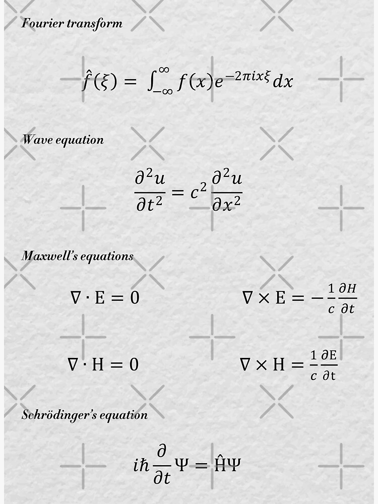 "Seven Equations That Rule Your World" Sticker for Sale by ...