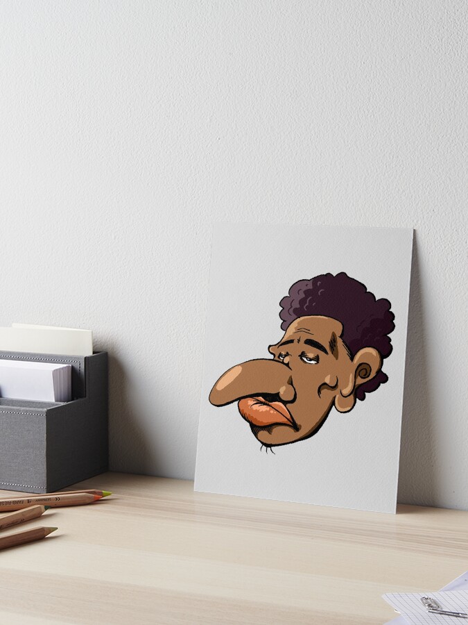 "quandale dingle carton meme" Art Board Print for Sale by jinxarcan ...